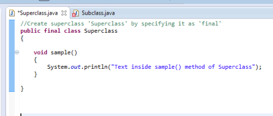 Selenium By Arun 114 Prevent Inheritance Using Final
