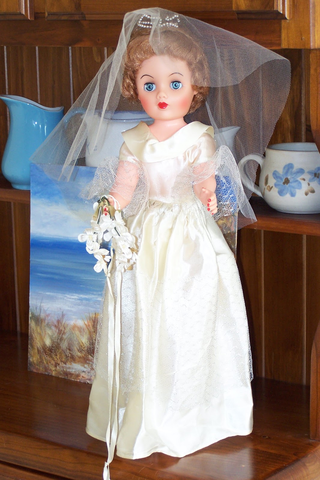 Lizzie's Arty Crafty 'n Dolls: Dolls! A New Dress & Hat for a 1950's ...