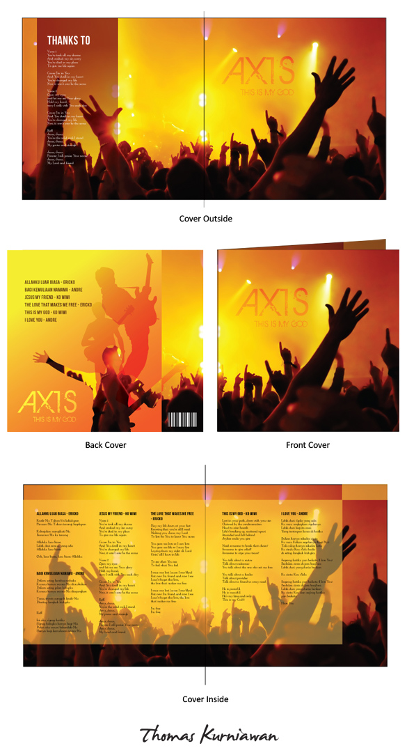 Thomas Kurniawan's Portfolio: Design Cover CD BAND "AXIS"