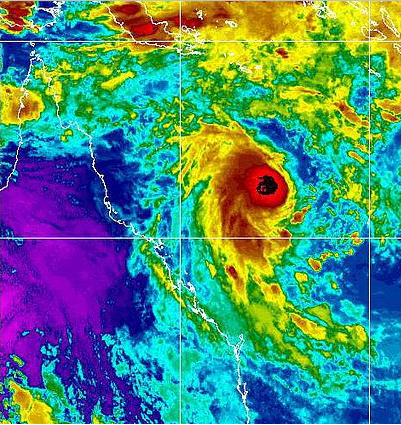 Cyclone Marcia! Marcia! Marcia! is born | weathergc.com | Gold Coast ...
