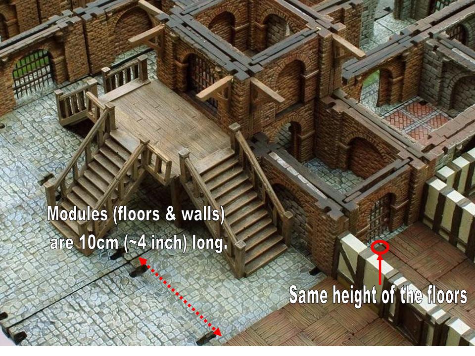 D&D 3D modular dungeons