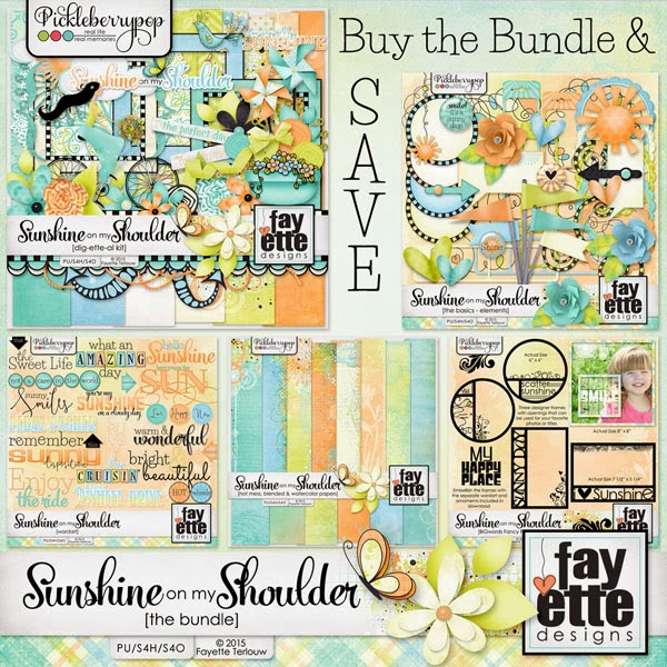 Liberty's Layouts: Sunshine on my Shoulder