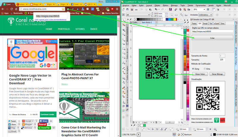 QR Code Docker Free For CorelDRAW X7 | Vector end Bitmaps - Corel na Veia