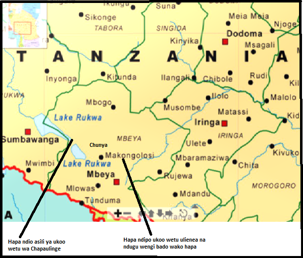 THE GREAT CHAPAULINGE: Mataje and his Family at Msimbati - A place ...