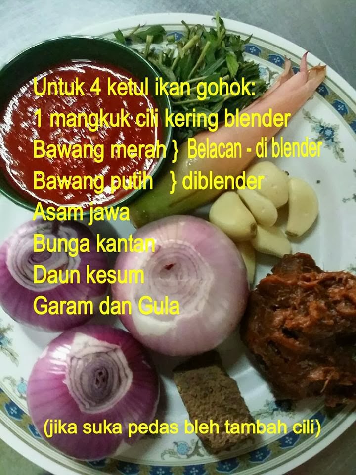 Resepi Ikan Gohok Masak Asam Pedas Tumis ~ D' Limau Nipis