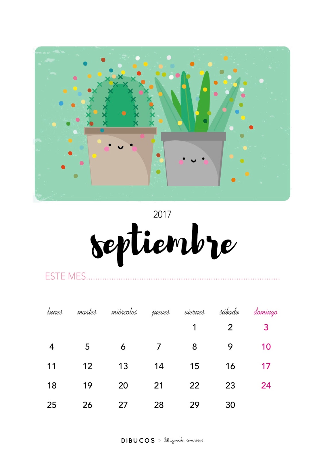 Calendario Septiembre