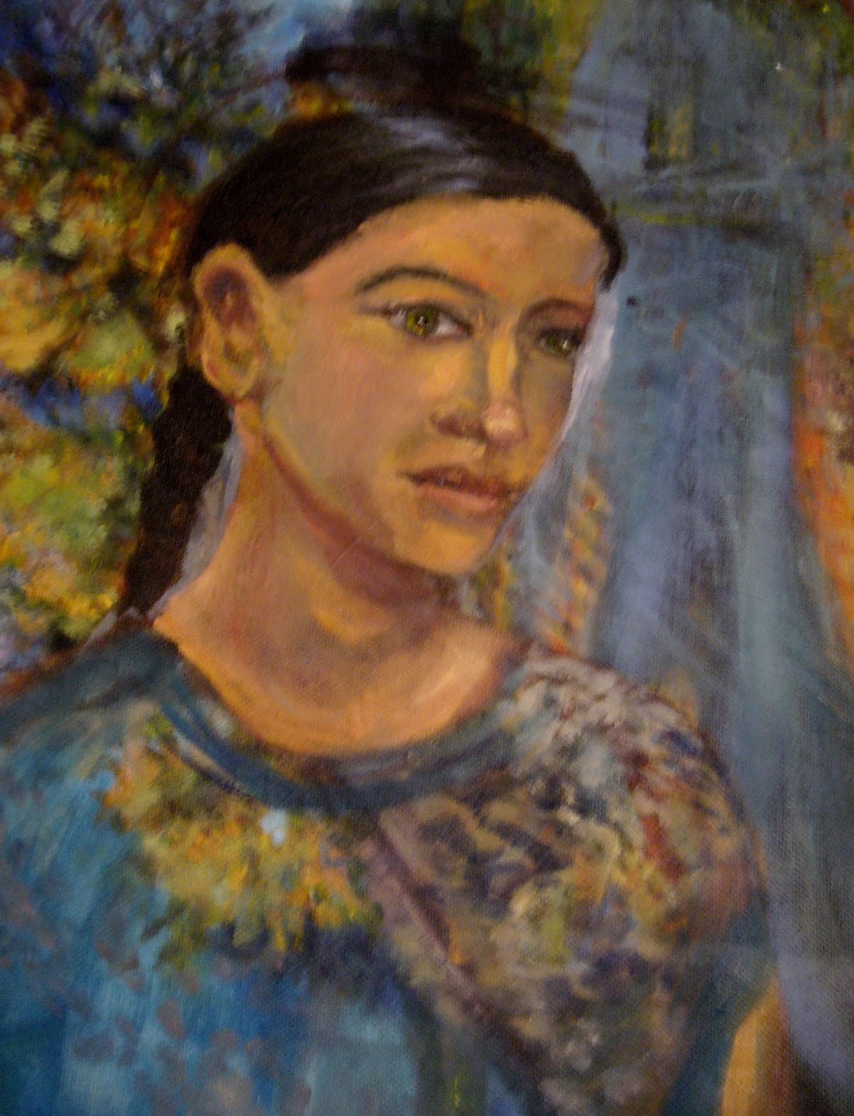 Zentos tapyba. : Tapyba akrilu.Painting in acrylic.