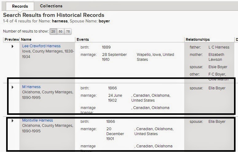 RootDig.com: A Cancelled Marriage in Oklahoma