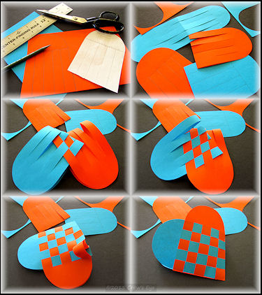 365 Caws: Weave A Paper Heart Basket