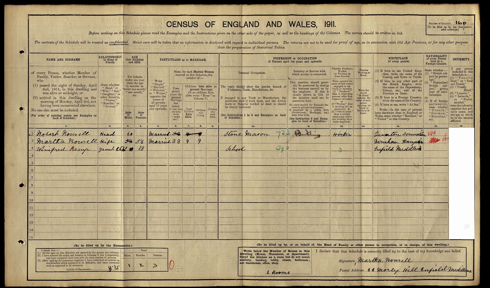 A Rowsell Family: Robert Rowsell 1851 - 1900