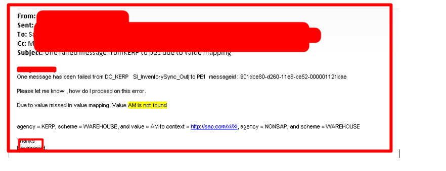 Gode Sap Reference Fixing Value Mapping Errors In Sap Pi Mapping