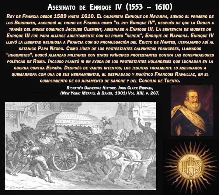 La verdad será revelada: EL ASESINATO DE ENRIQUE IV Y EL EDICTO DE NANTES