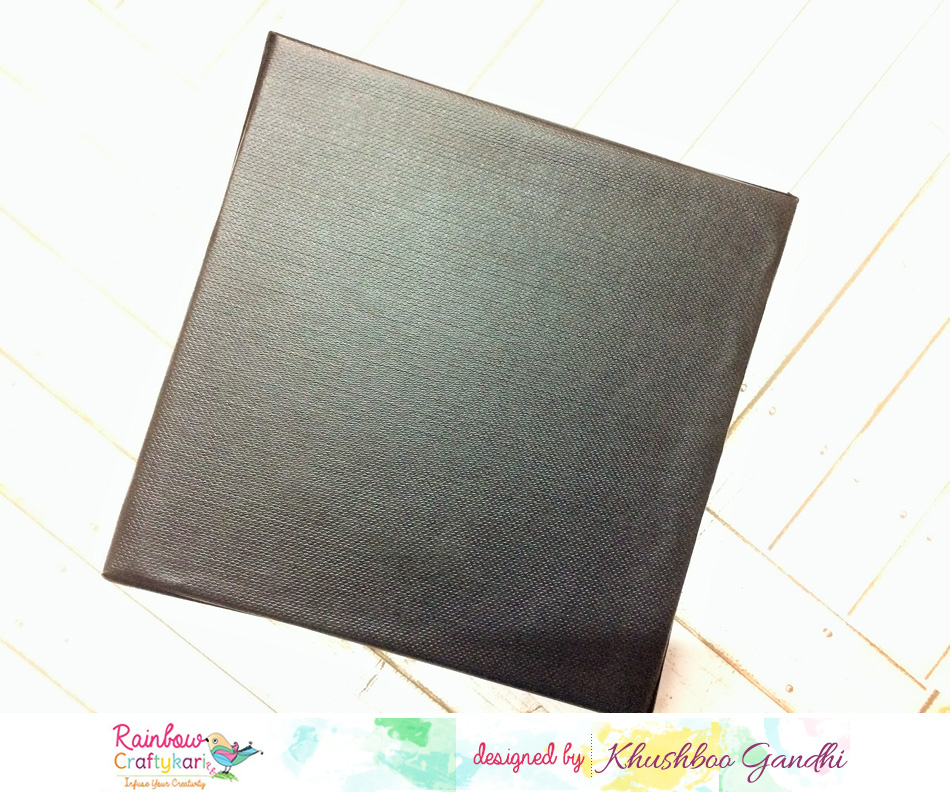 Welcome to Rainbow Craftykari Blog: Quick and Easy Chipboard Box ...