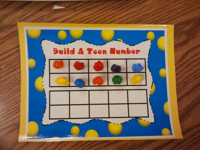 Becca's Kindergarten Creations: Teen Numbers - Ten Frames