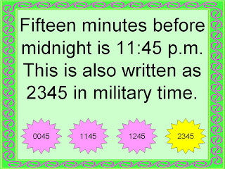 Student Survive 2 Thrive: Free Practice Test: Military Time and ...