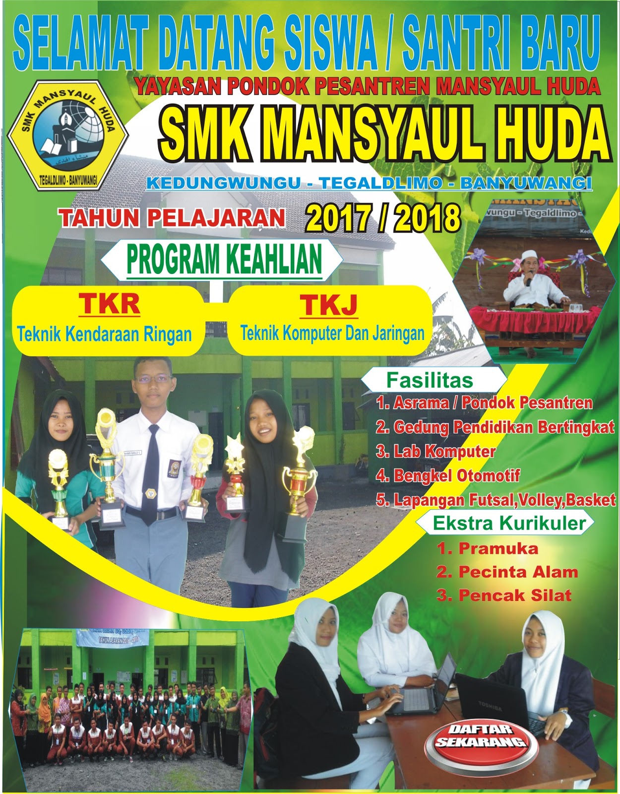 Banner PPDB 2017 SMK MASDA - SMK MANSYAUL HUDA