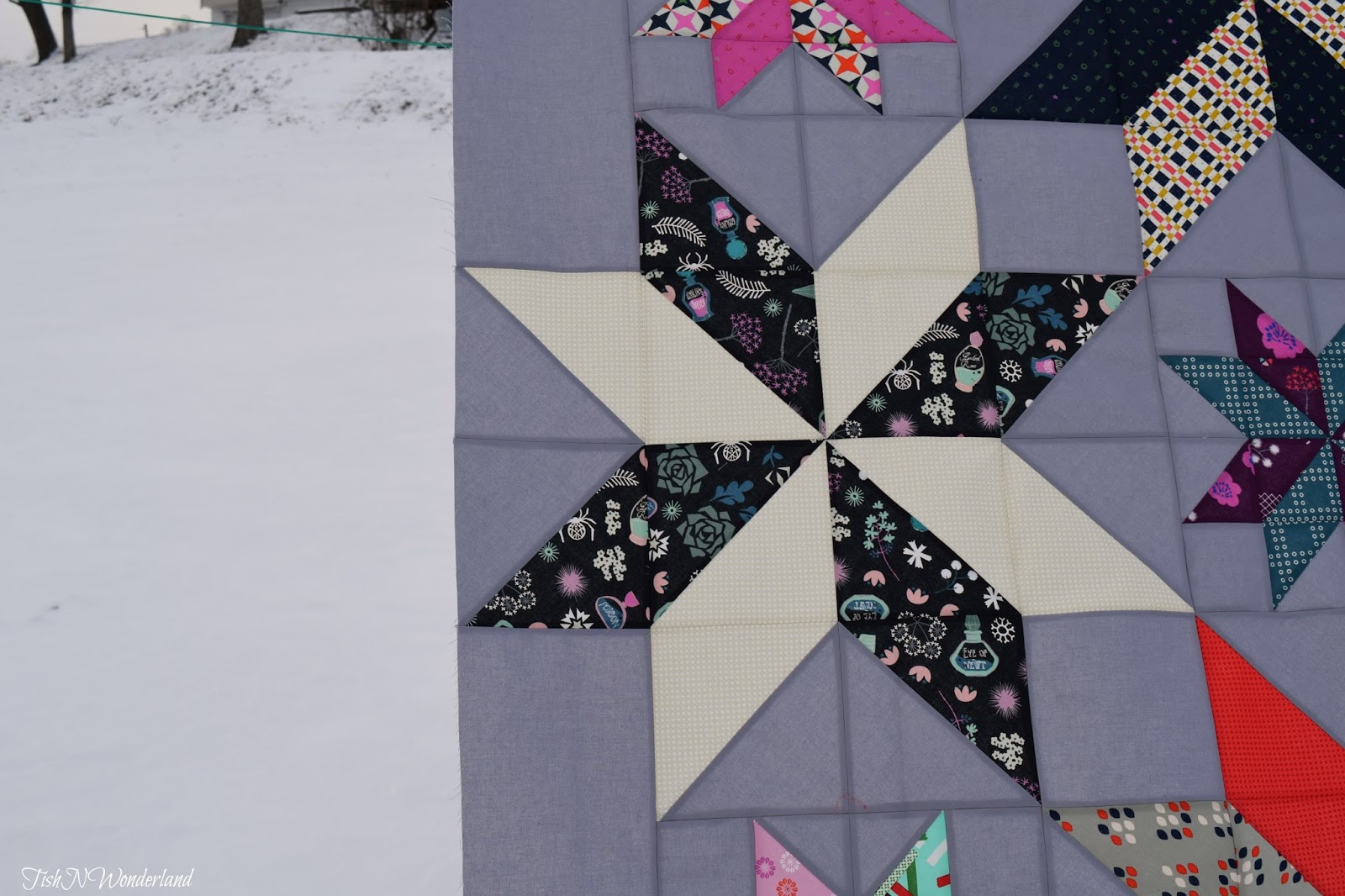 Tish's Adventures in Wonderland: Squirrel Confession--Variable Star Quilt