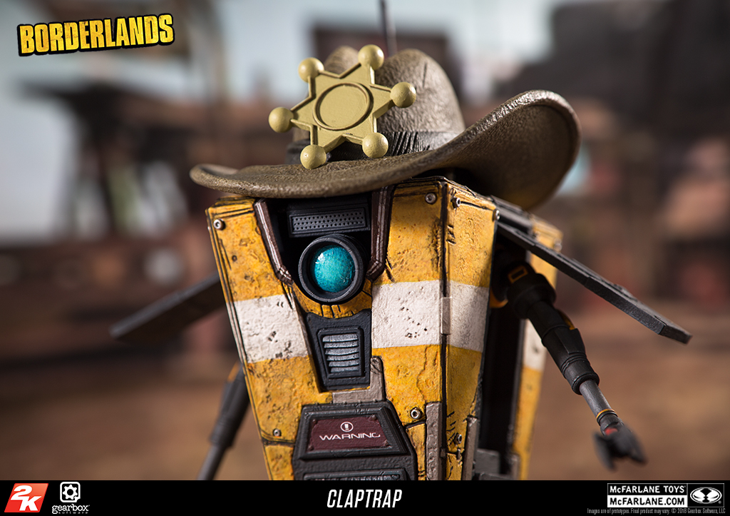 Toys n' News: McFarlane Toy - Color Tops "Borderlands 2" Claptrap