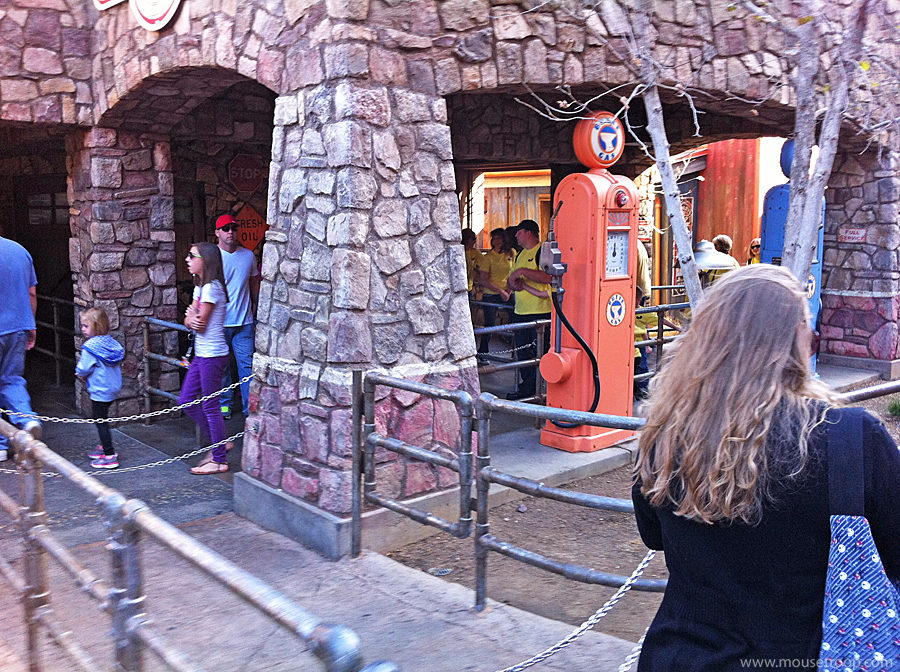 Mouse Troop: A Trip Through the Radiator Springs Racers Queue