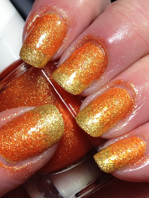 Canadian Nail Fanatic: Halloween Gradient
