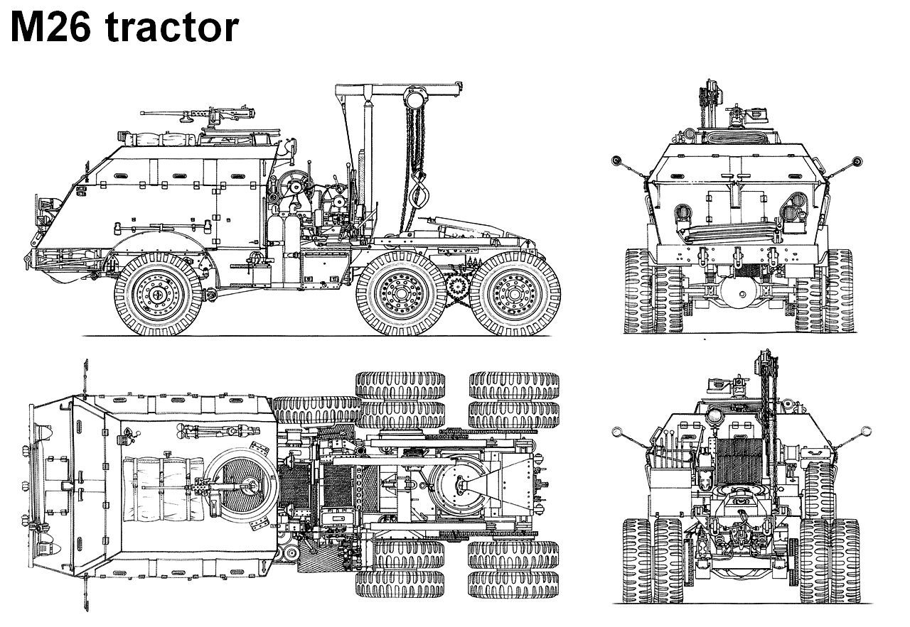 Panzerserra Bunker- Military Scale Models in 1/35 scale: M26 and M26A1 ...
