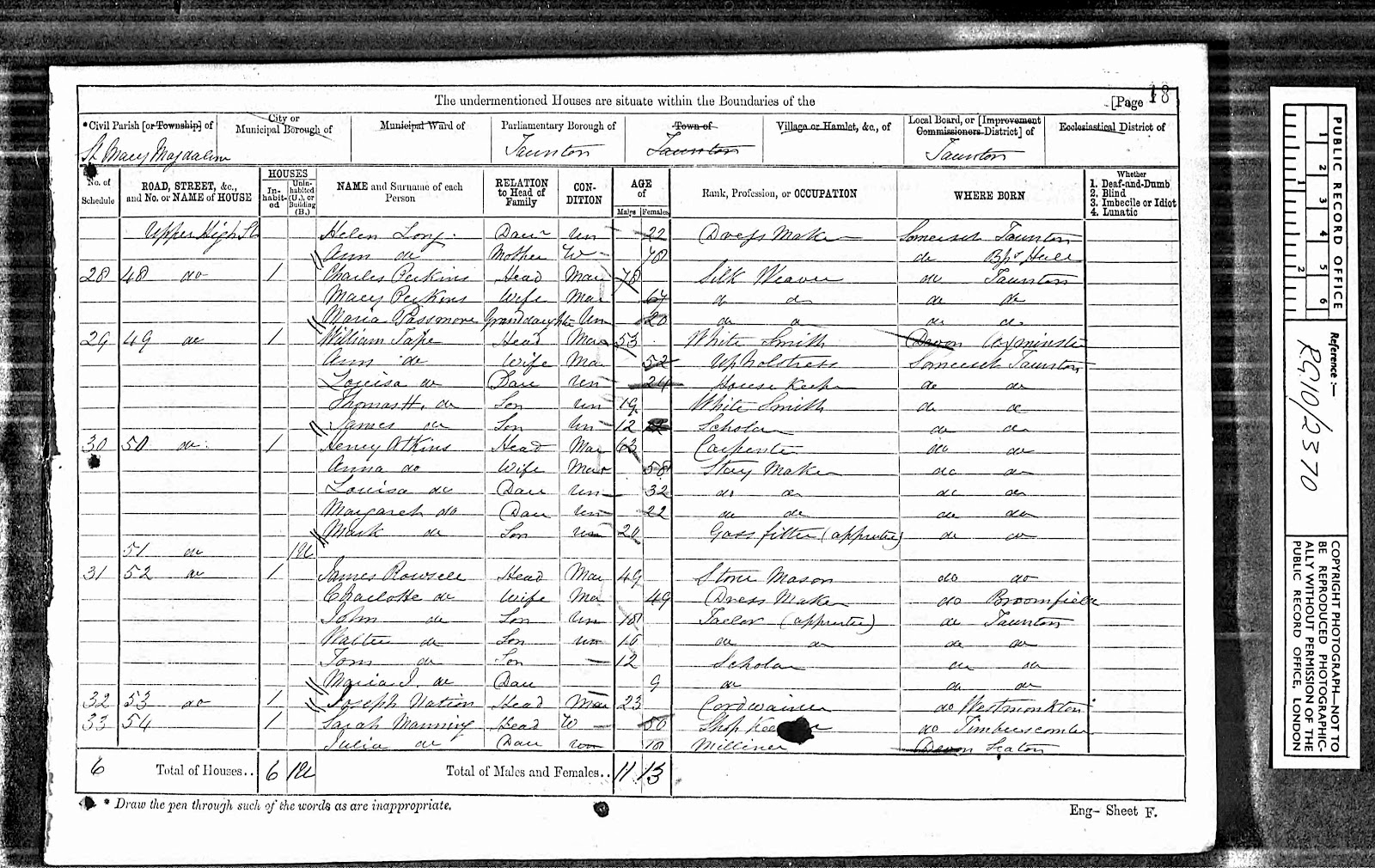 A Rowsell Family: James Rowsell 1822 - 1900
