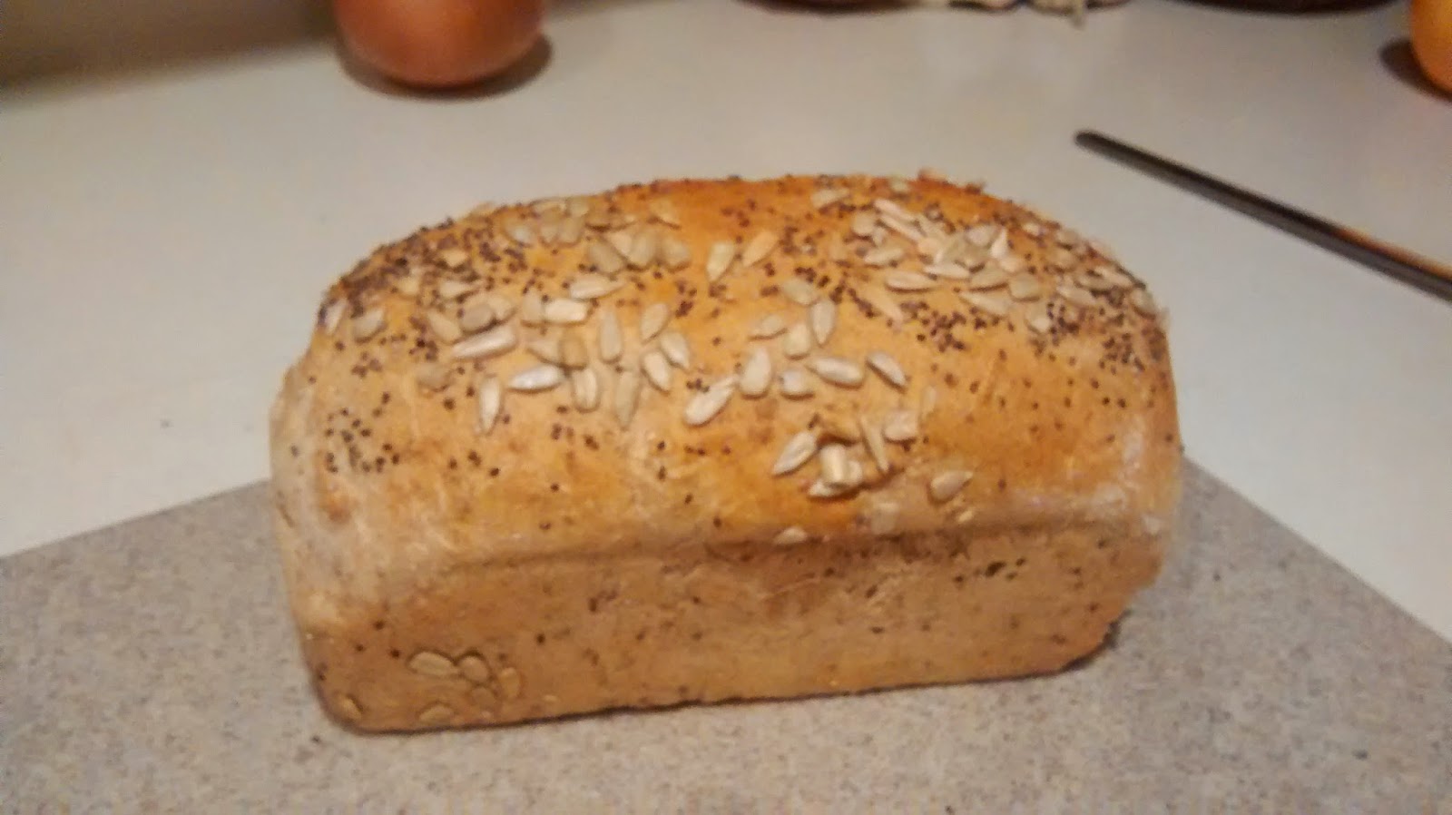 LewmanNation : Honey Whole Wheat Bread - Super Seed Bread