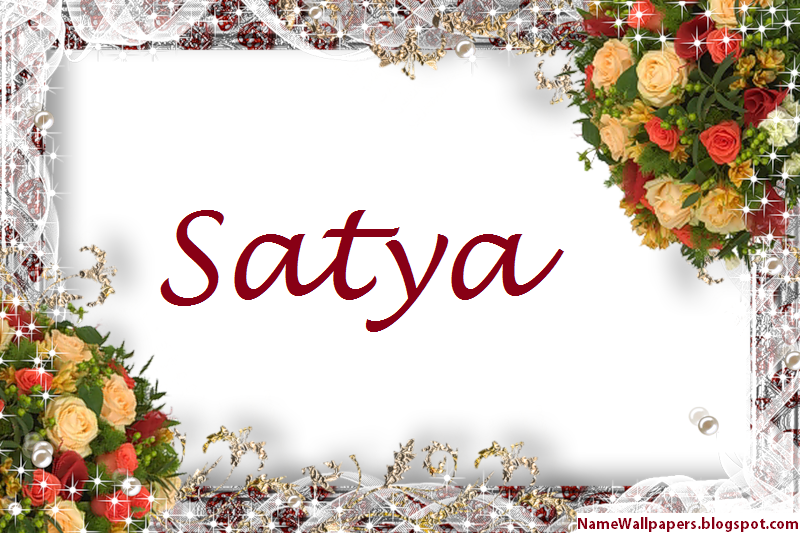 Satya Name Wallpapers Satya ~ Name Wallpaper Urdu Name Meaning Name ...
