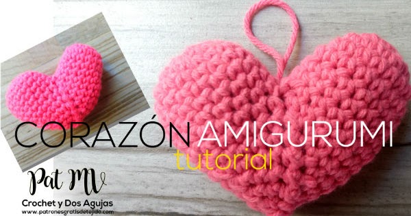 Corazón Crochet Amigurumi ️ Tutorial