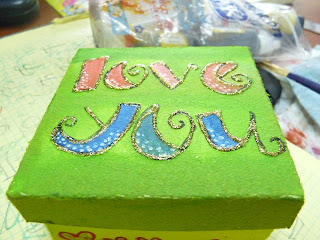 caligrafia, arte y diseño: Cajas decoradas con letras: los productos