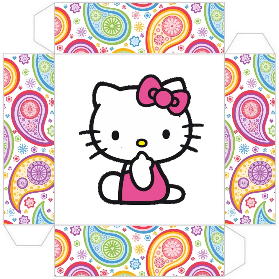 Hello Kitty Party: Free Printable Boxes. - Oh My Fiesta! in english