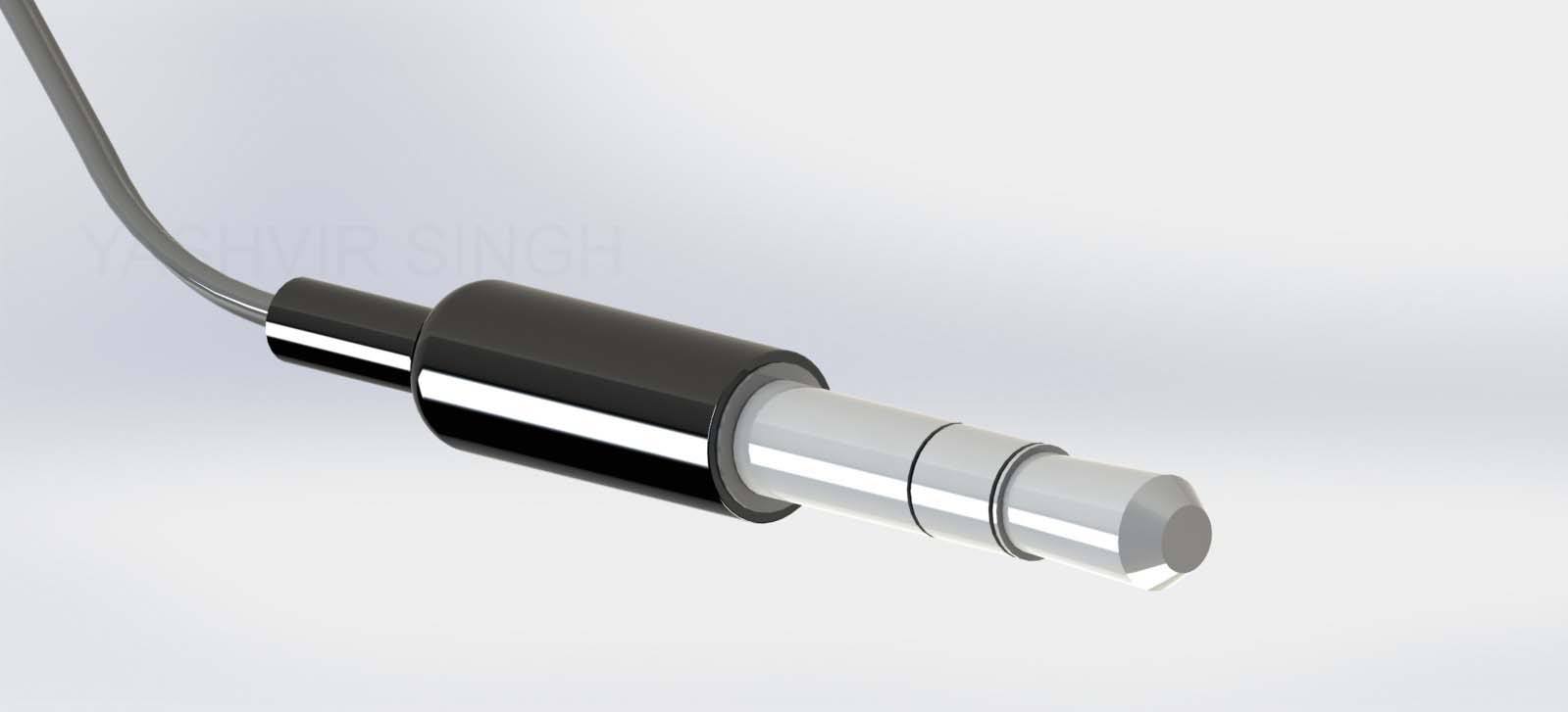 Get your CAD projects done.: 3.5mm audio jack made with SolidWorks.
