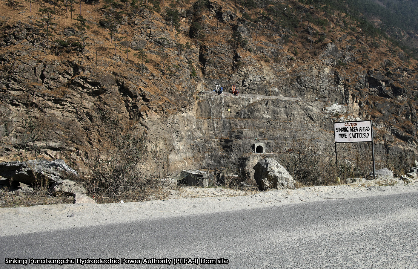 Bhutan Land Of The Thunder Dragon: The Sinking Dam Site of Bhutan's ...