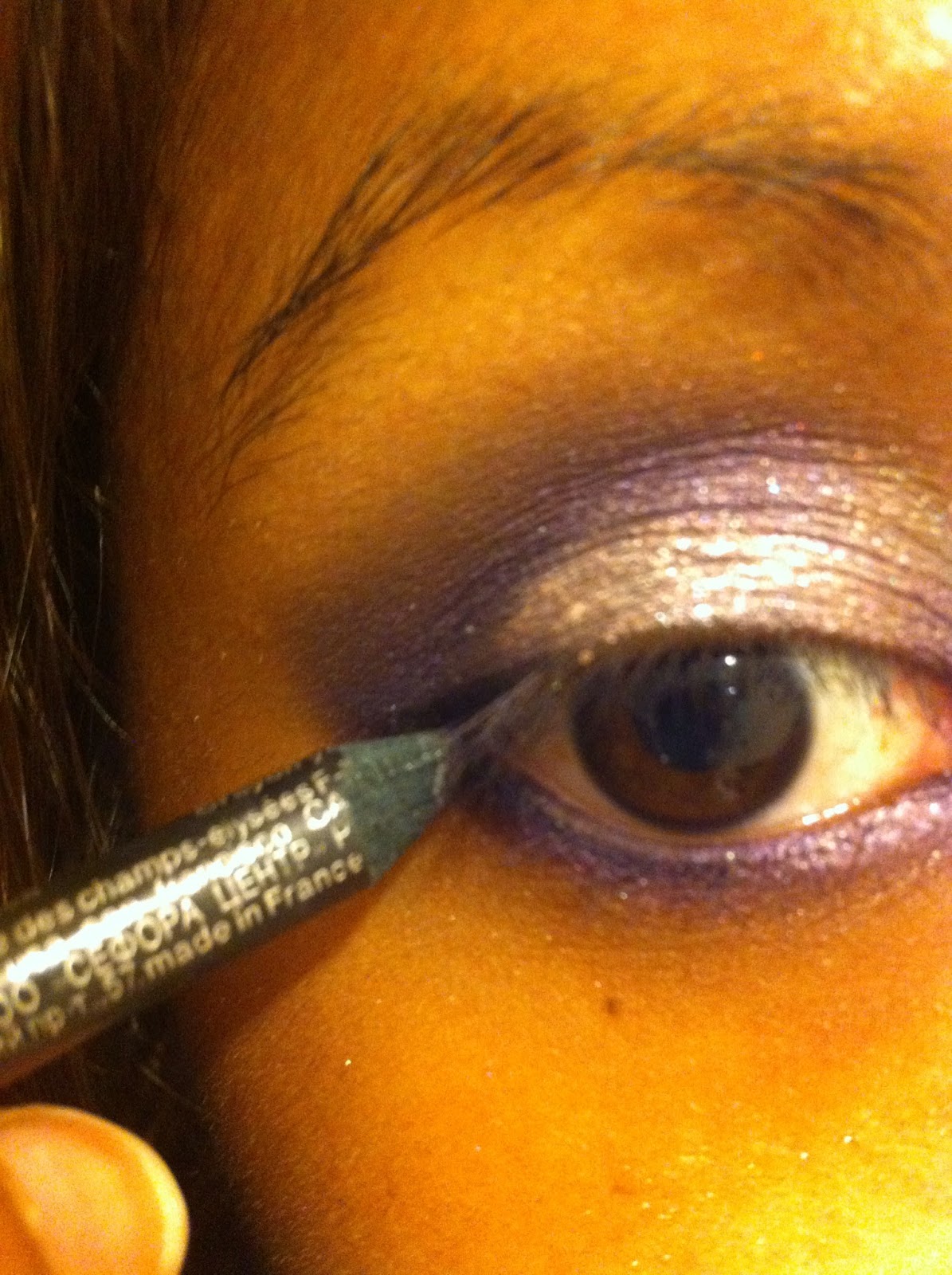 Sinamakeup: "Make up violet&Violet make up" Tutoriel :)