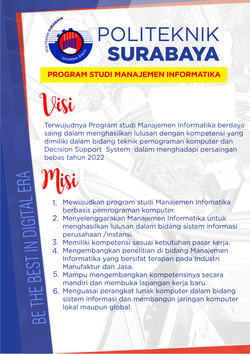 VISI DAN MISI MANAJEMEN INFORMATIKA