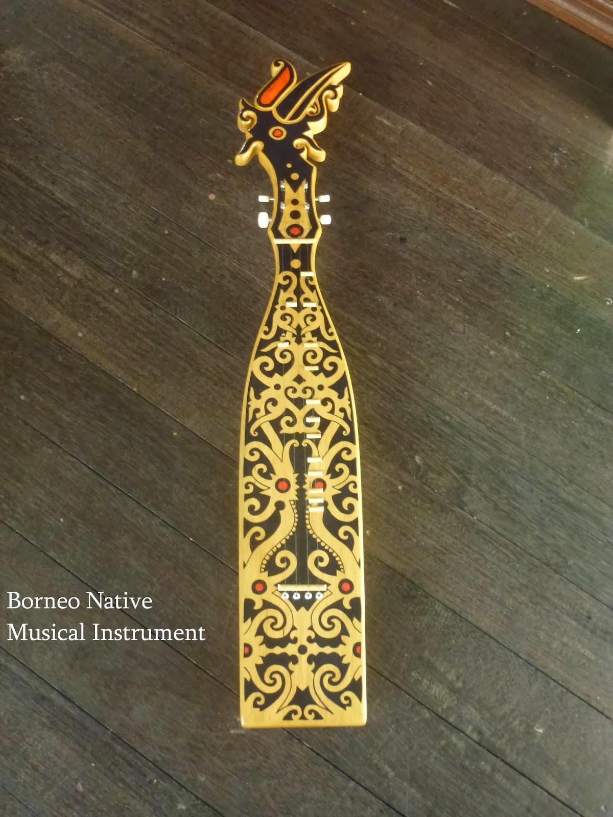 Borneo Native Musical Instrument: Sape' Mini