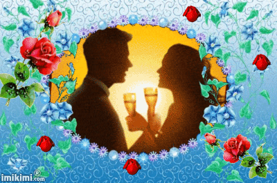 Animowane buziaczki Mireczki: Animowane gify i obrazki - buziaki pary