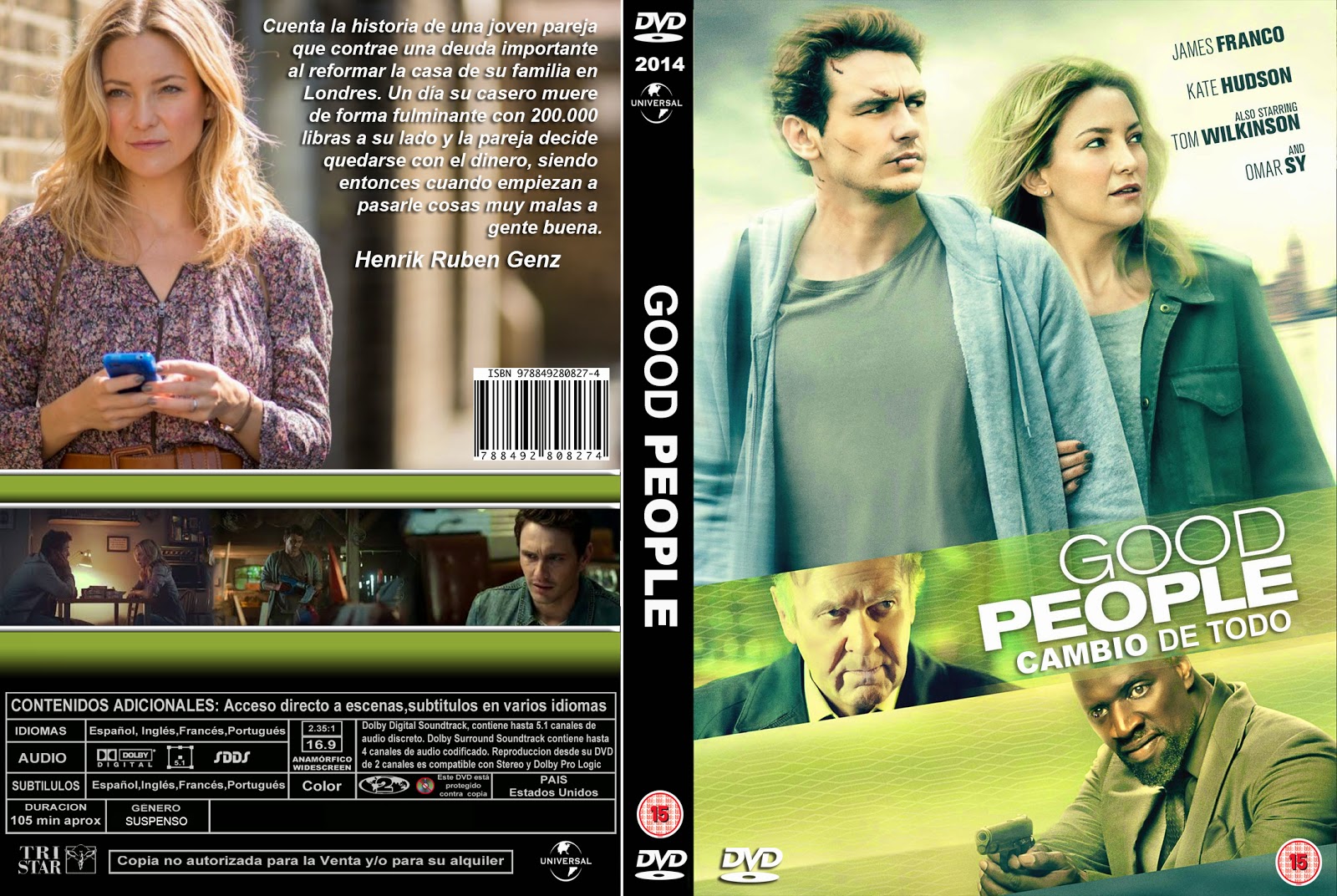 PB | DVD Cover / Caratula FREE: GOOD PEOPLE - DVD COVER 2014 ESPAÑOL (*)