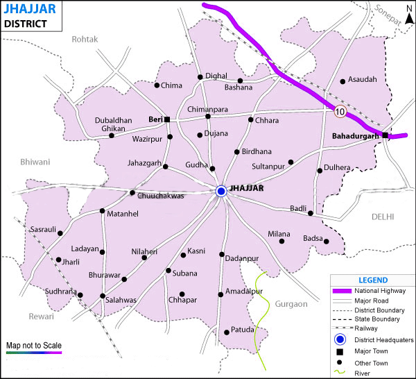 Rail-Map-india: Hisar railways map