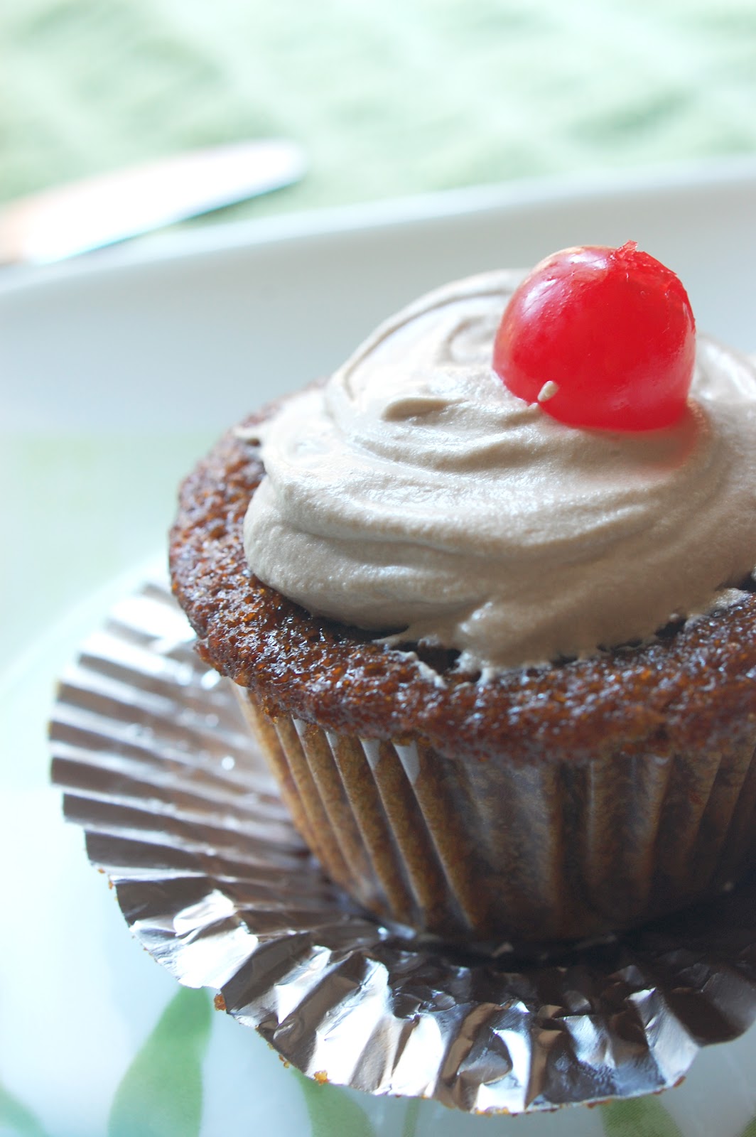 VeganFling: Cherry Cola Cupcakes with Cola Frosting