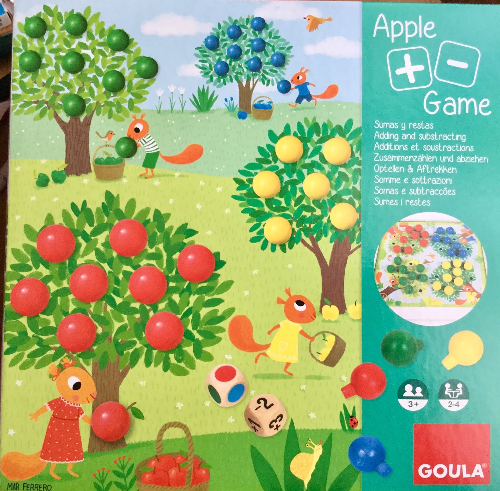 Las mates de mamá: Jugando con manzanas