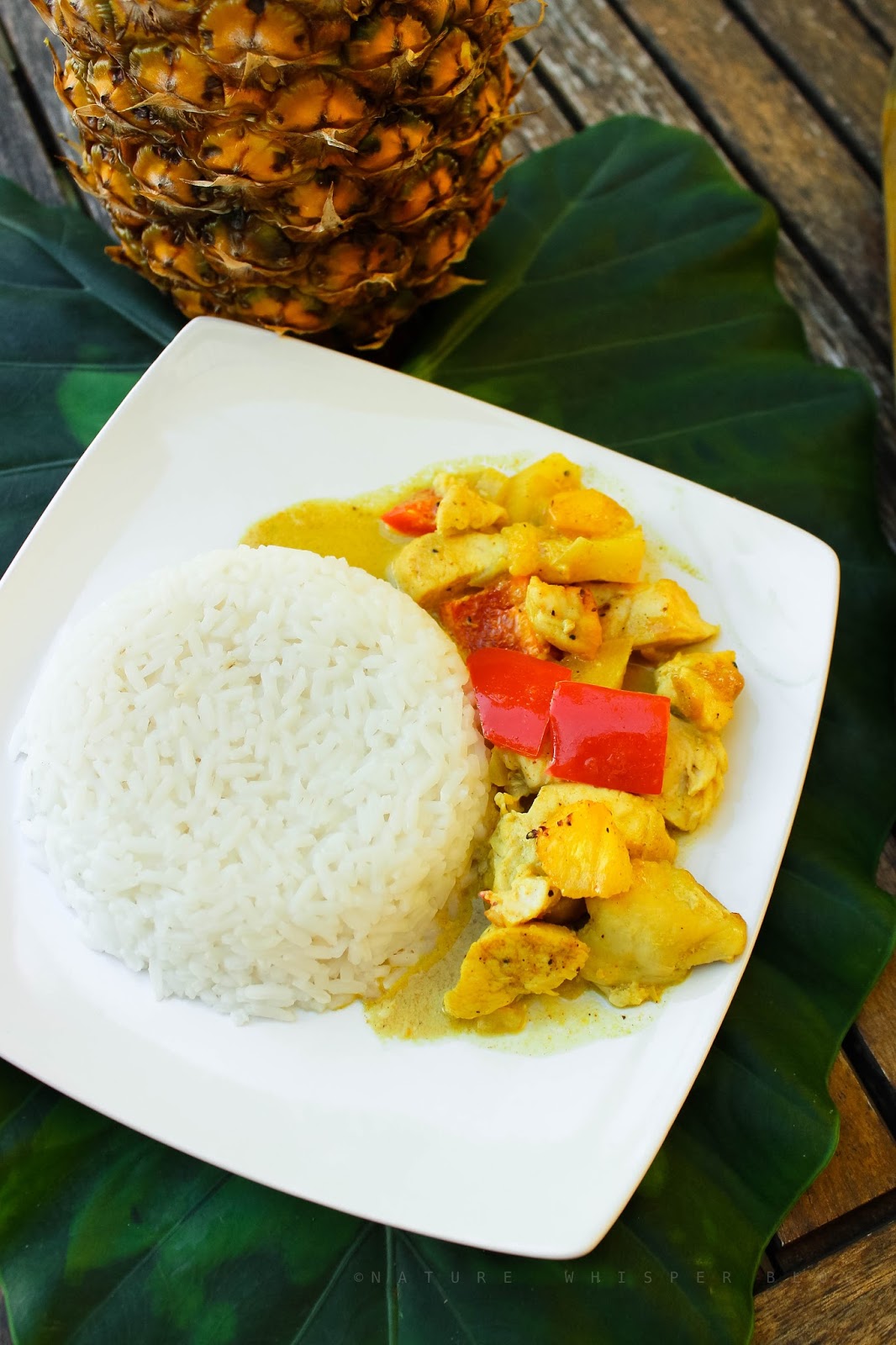 Tropical Stew: Pineapple And Chicken With Curry Sauce - Nature Whisper