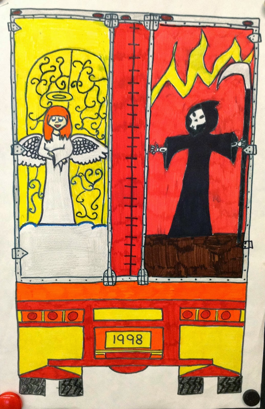 Life And Death Drawing