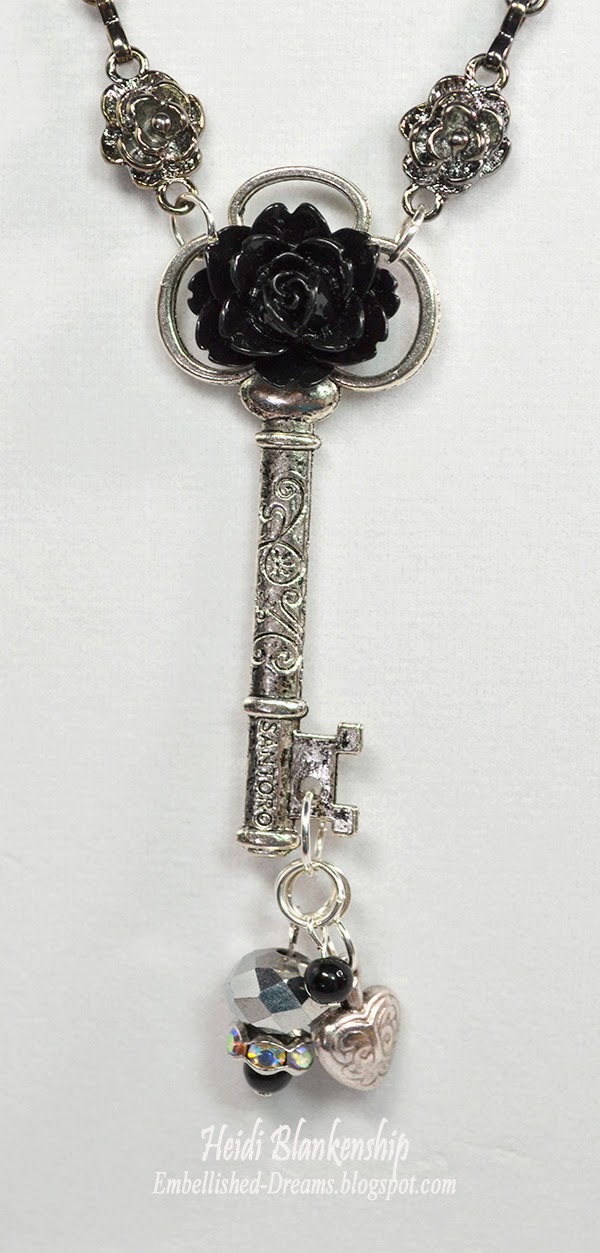 Embellished Dreams: Altered Key Necklace - Leaf & Fairy Necklace ...