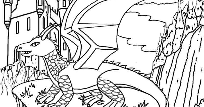 Effortfulg: Cool Dragon Coloring Pages