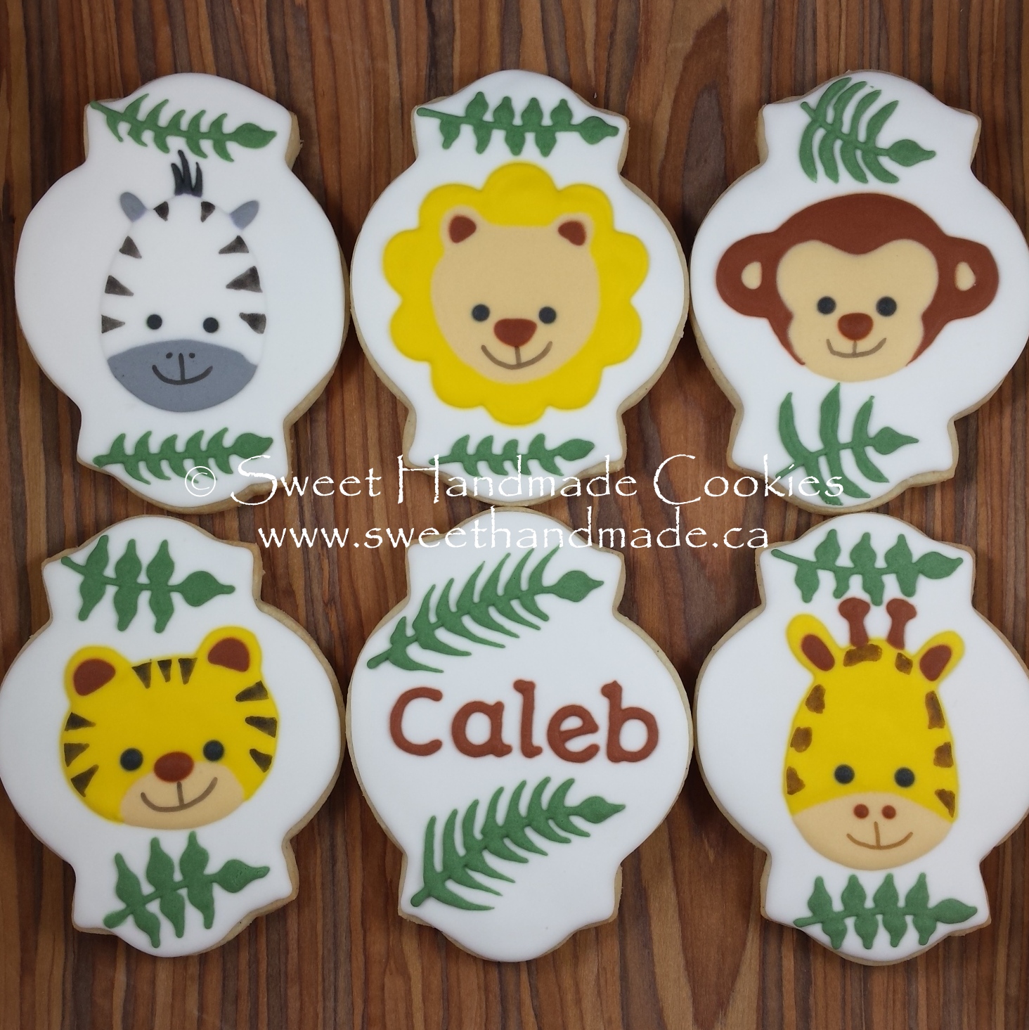 Sweet Handmade Cookies: Zoo Inspired Animal Cookies