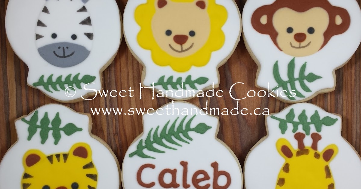 Sweet Handmade Cookies: Zoo Inspired Animal Cookies