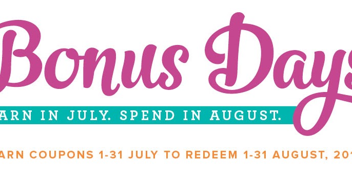 Marelle Taylor Stampin' Up! Demonstrator Sydney Australia: Bonus Days ...