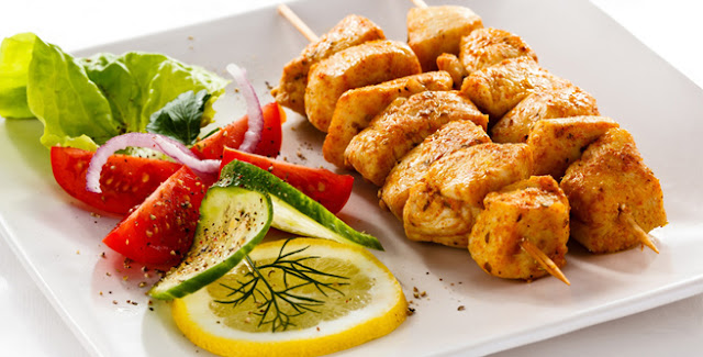 Light Shish Tawook Grilled Chicken Recipe | LEBANESE RECIPES