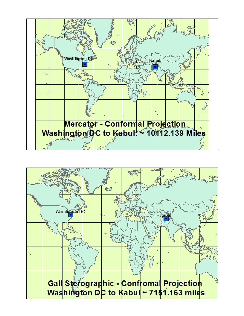 Geog 7 Lab: Lab Week 6 - Map Projections
